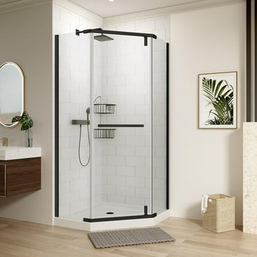LITTLE HOME Stainless Steel Shower Screen Support Bar Adjustable 300 ...
