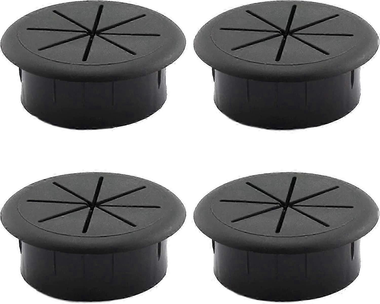 4 cubiertas para cables, pasacables redondos para mesa de escritorio ...