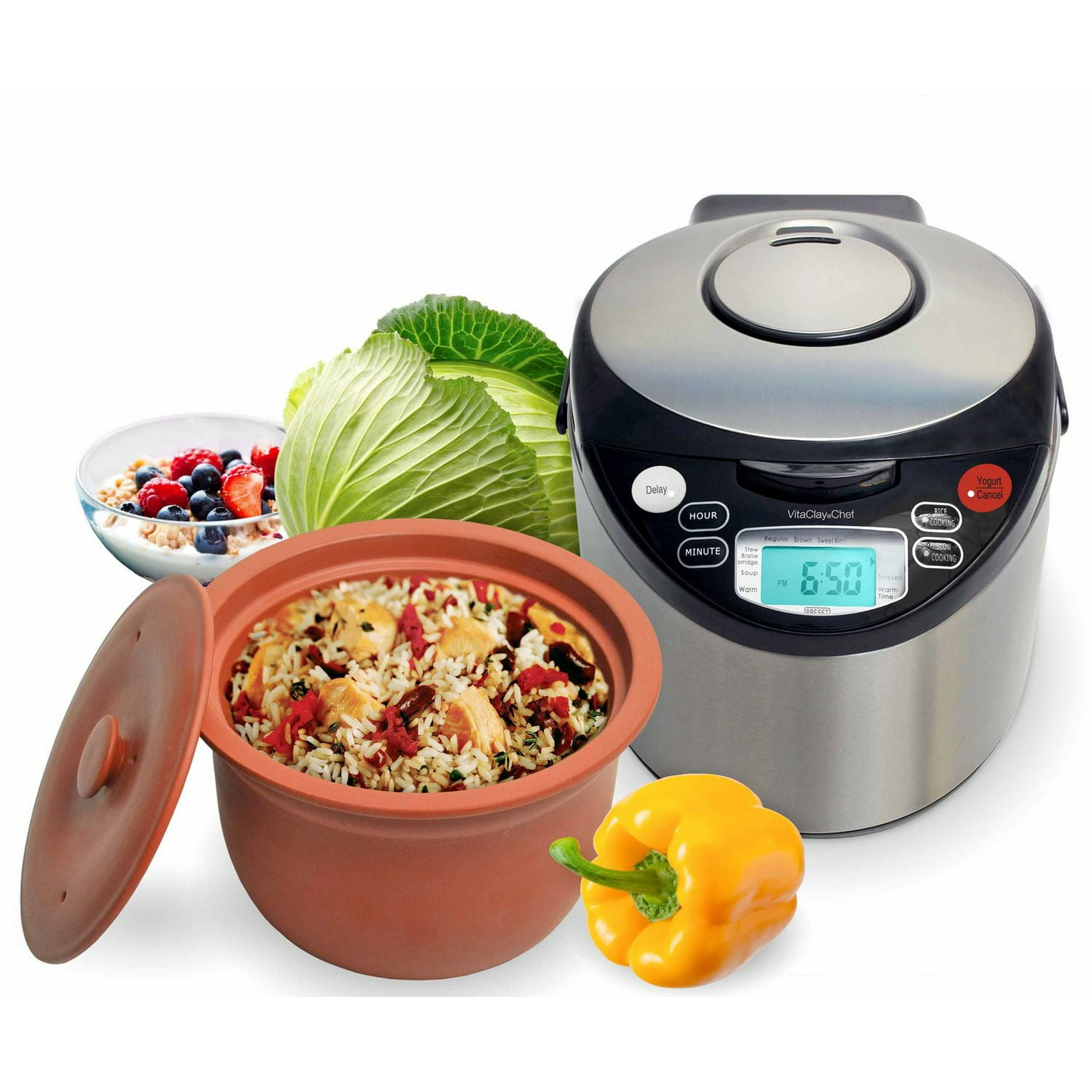Click here for Vitaclay Smart Organic 8-Cup Multicooker With High... prices