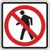 Lyle No Passing Zone Traffic Sign,38" x 48" W14-3-48HA - Walmart.com