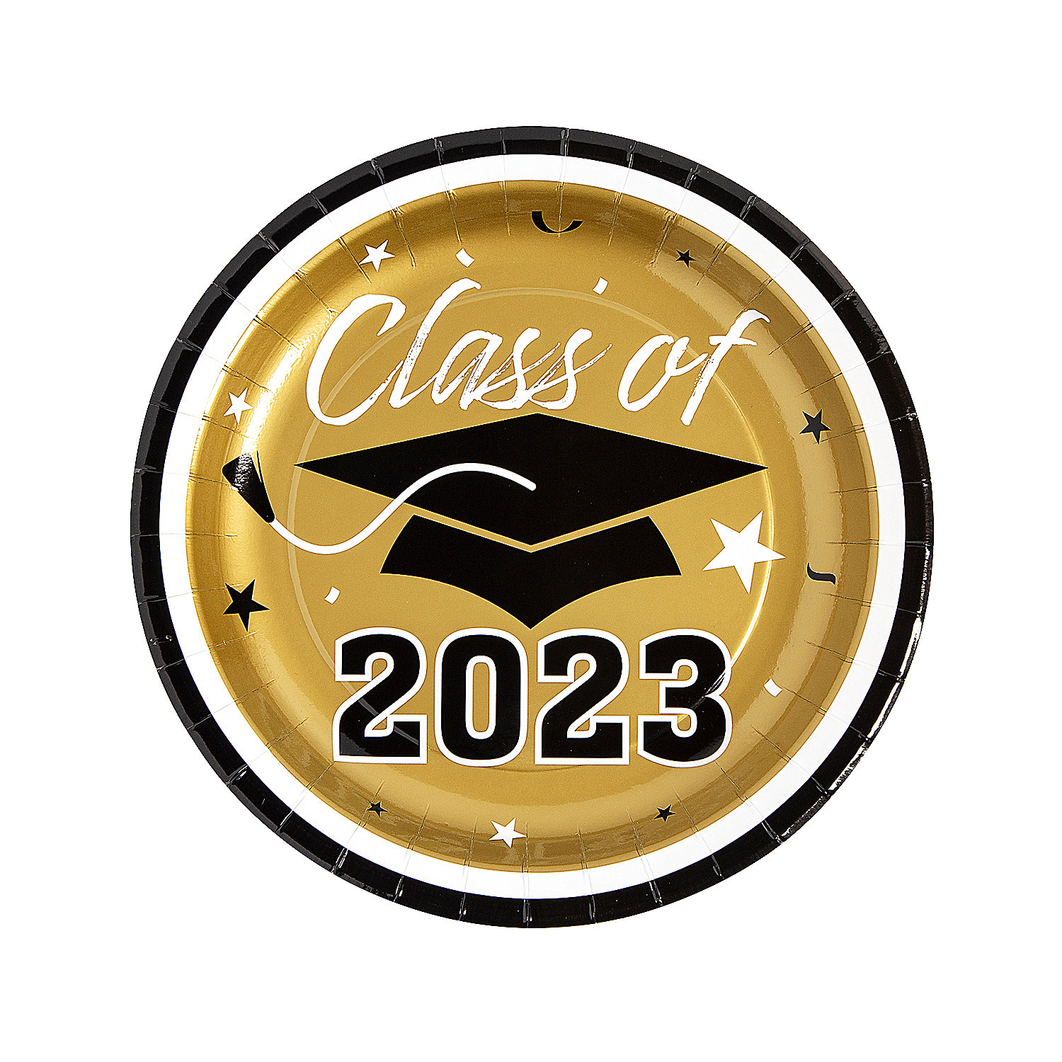 Fun Express Class of 2023 Gold Dinner Plates - 25 Ct. - Walmart.com