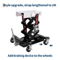 450 LBS Low Profile Transmission Lift, Heavy-Duty Auto Repair Tool 7-23 ...