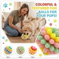Dog Chew Toy Ball – TPR Rubber Interactive Puzzle Ball for Teeth ...
