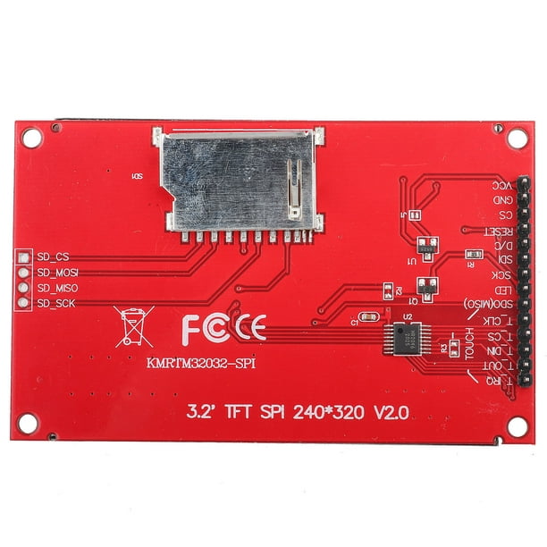 LCD Display Module, 3.2 Inch 240x320 Serial Peripheral Interface TFT ...
