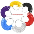 Yuzewen Red Ring Sizer Measuring Tool Set, Plastic Ring Gauges with ...