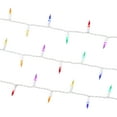 Indoor/Outdoor 100-Count LED Mini Christmas Lights, Multicolor, 19.5 ...