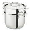 Cuisinart Contour Stainless Steel 6 Quart Pasta Pot with Cooking Lid ...