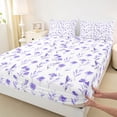Castle Fairy Female Men Flower Leaves Queen Sheet Sets,Vintage ...