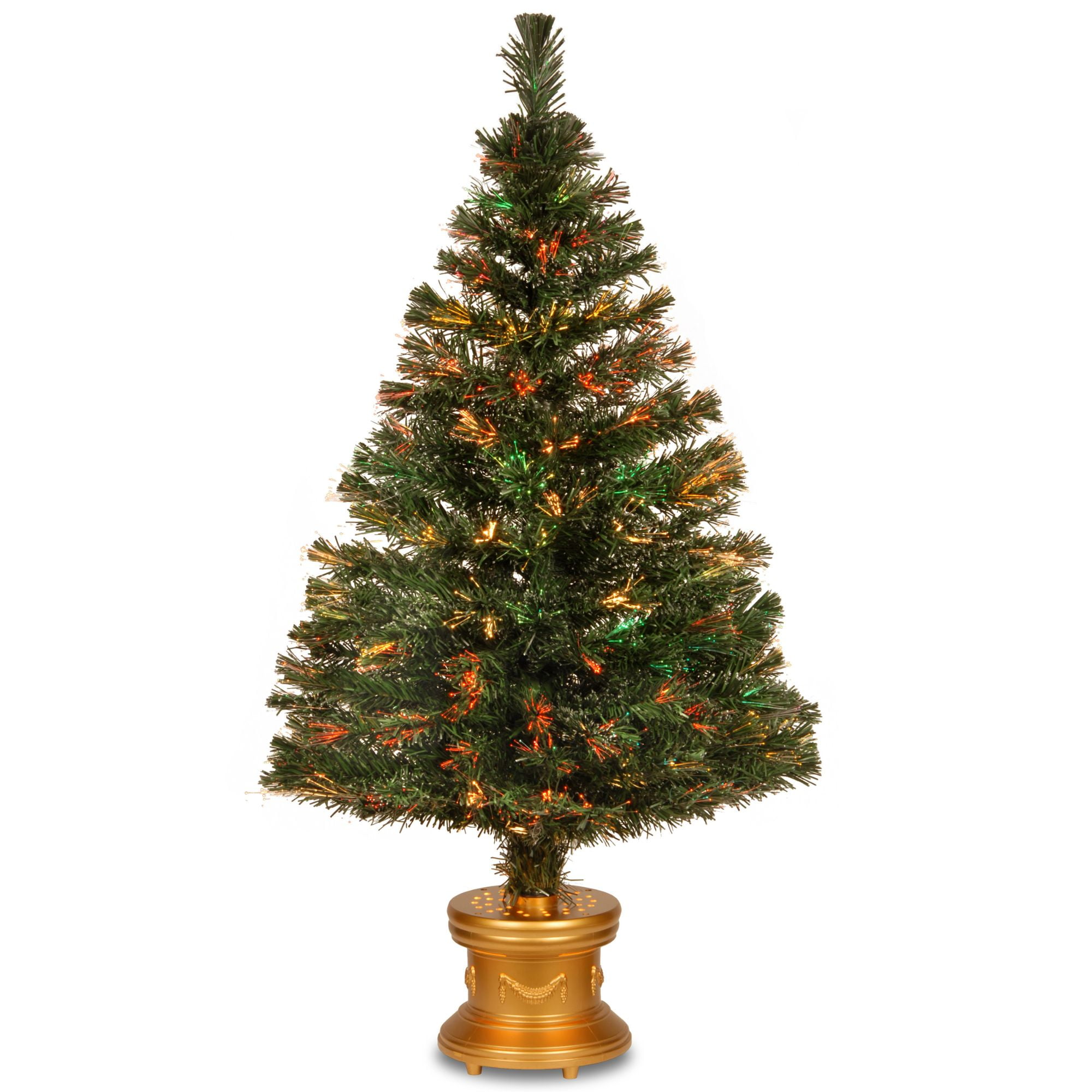 48" Green Fireworks Evergreen Christmas Tree Tabletop Decor - Walmart.com