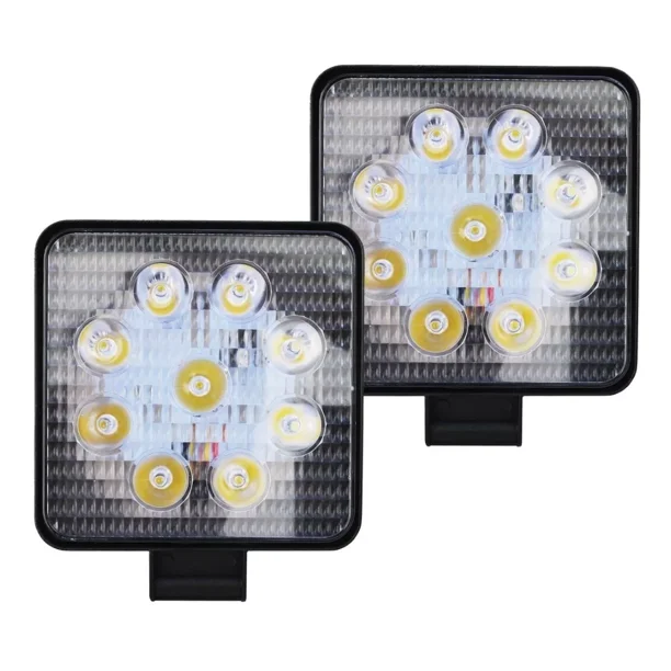 2 Faros Hiper Led Universal Moto Camion Niebla Off-road 27w | Walmart ...