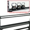 Valor Fitness Combo Weight Storage Rack, 4-Tier Bumper Plate Rack ...