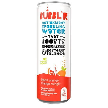 BUBBL'R Antioxidant Sparkling Water, Twisted Elix'r, 12 fl oz, 6 Pack Cans - Walmart.com