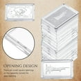 NOGIS Silver Bar Case 1 oz Silver Bar Holder Clear Acrylic Storage ...