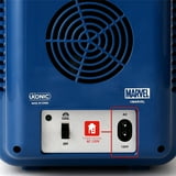 Marvel Spiderman Blue Red 6 Can Mini Fridge Thermoelectric Cooler 4 ...
