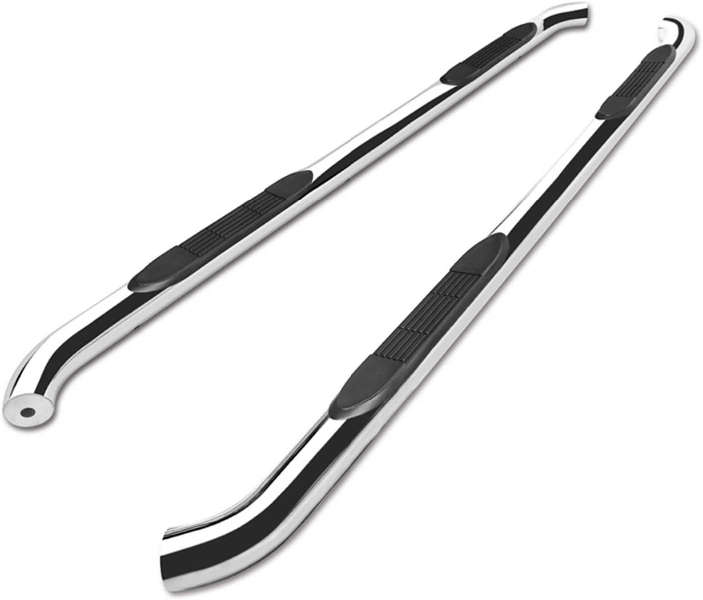 Automotive ONINE 6 Inch Black Running Boards Custom Fit 2019-2021 Chevy ...