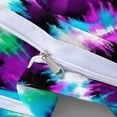 Tie Dye Duvet Cover Set Queen Size Purple Blue Bed Girls Comforter and ...