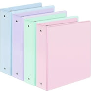 1 inch Binders 3 Ring View Binders Holds 200 Sheets of Letter Size ...