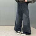 AGKIZG Multi Pocket Denim Pants for Girls 4 To 15 Years Old Big Kids ...