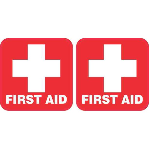 2in x 2in First Aid Stickers - Walmart.com - Walmart.com