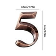 3Pcs House Numbers under $5! kkbbma Modern House Numbers 0-9, Self ...