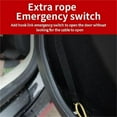 Emergency Door Pull Rope, Mechanical Switch Lock, Stainless Steel ...