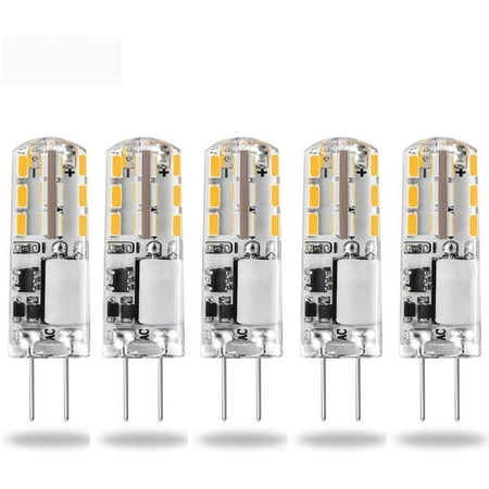 Pack G4 LED Bulb 12V Daylight White 6000K 1.5W AC/DC 12V Halogen Replacement 2W G4 Base Bi-Pin ...