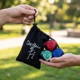 2026 New Dirt Bag Footbag Set, 3 Pack with Pouch, 8-Panel Soft Handmade ...