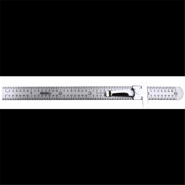 Johnson Level 7203 Stainless Steel Metric Pocket Clip Rule - 6 in ...