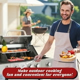 Nice Cooker 4-Burner Propane Gas Grill, 46,790 BTU, Porcelain Cast Iron ...