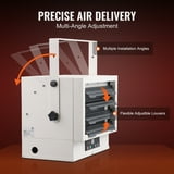 SKYSHALO Electric Workshop Heater, 7500W Digital Fan Heater for Wall ...