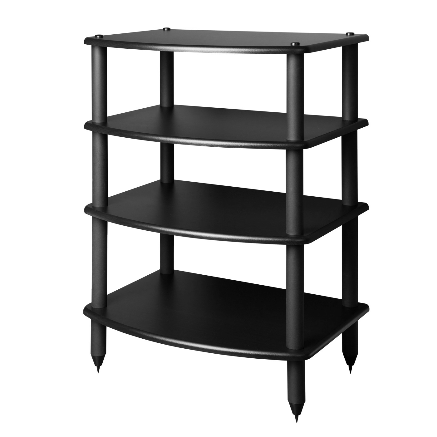 Pangea Audio Vulcan Media Stand Four Shelf Audio Rack for Video ...