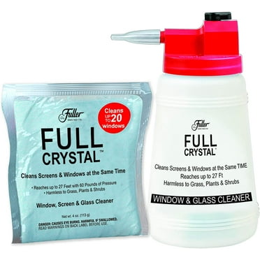 Full Crystal Refill Packets, Window and Outdoor Surface Cleaner by ...
