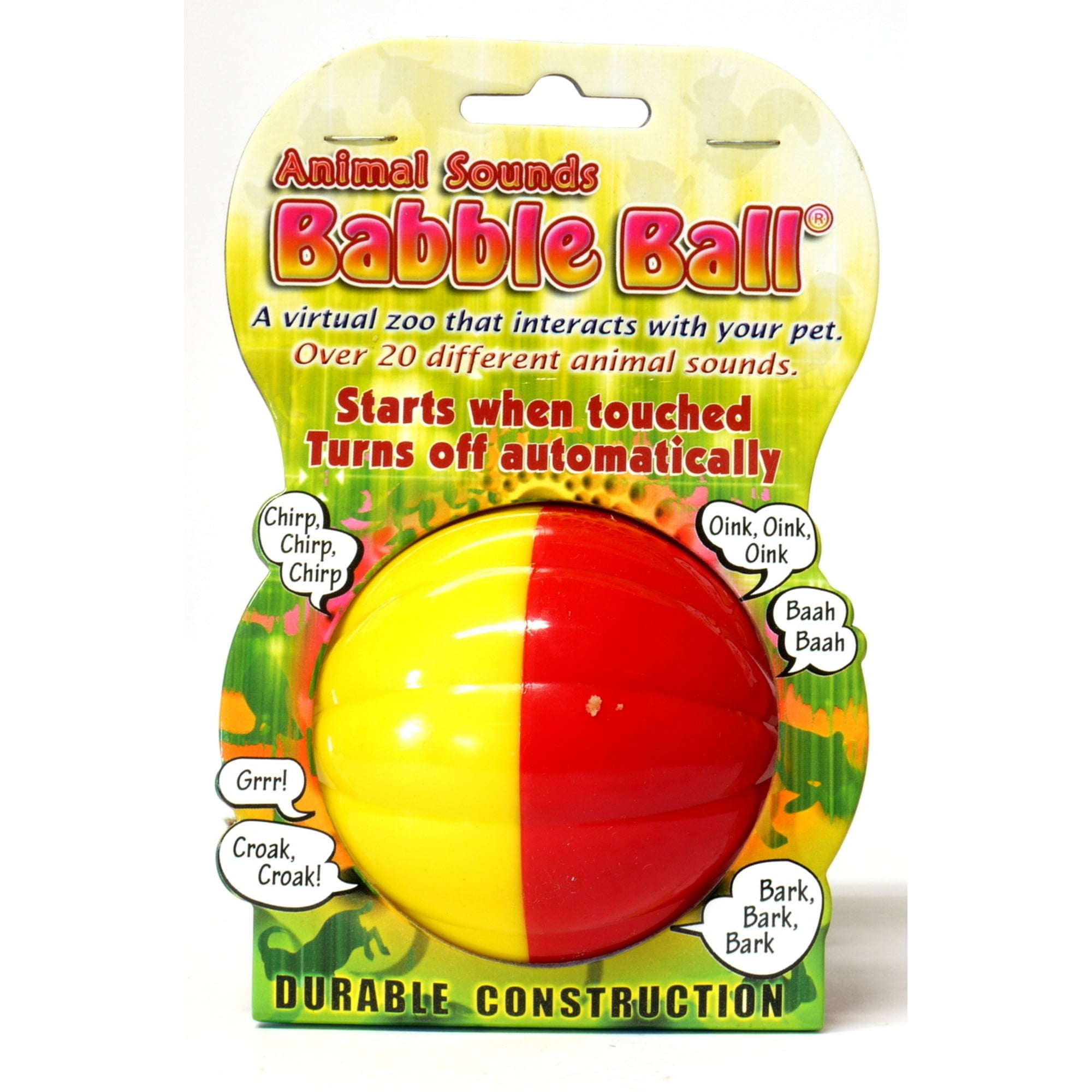 Pet Qwerks Animal Sounds Babble Ball | Walmart Canada