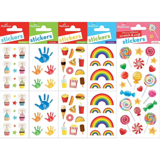 Playhouse Happy Days Super Sticker Sheet Pack for Kids Arts, Crafts ...