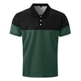 Afdoent Mens Polo Shirts Men's Leisure Fashion Lapel Short Sleeve ...
