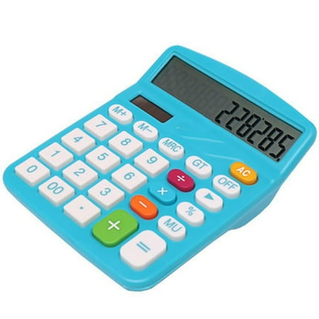 Big Screen Dual Power Calculator Button Calculator Desk Calculator 12 ...