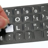 Uxcell English & Arabic Keyboard Stickers Universal Keyboard Cover ...