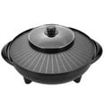 jicheng Electric Grill and Hot Pot Indoor Teppanyaki Grill for Family ...