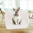 Rabbit Litter Box Toilet Potty with Grid Trainer for Rabbit Hamster ...