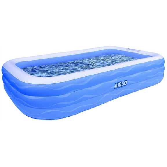Large Inflatable Pool for Adults, 145" X 74" X 22" Oversized Thickened ...