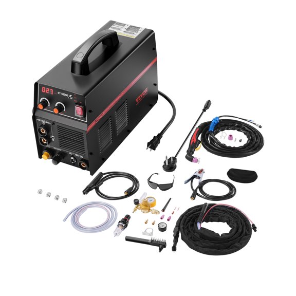 Puwu 5-in-1 Dual Voltage Welder, 110V/220V MIG Plasma Cutter with IGBT ...