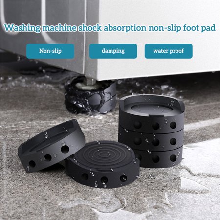4 Pieces Anti-Vibration Washing Machine Rubber Pads Rubber Pads Support ...
