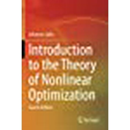 Introduction to the Theory of Nonlinear Optimization | Walmart Canada