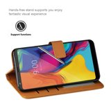 Lg Stylo 5 3-in-1 Wallet Case In Brown - Walmart.com
