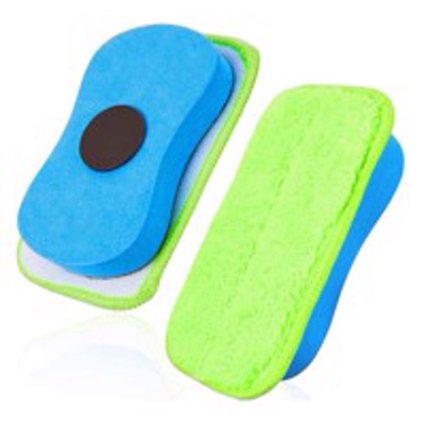 Pack of 2 Chalkboard Eraser Portable Home Household Reusable Low Noise ...