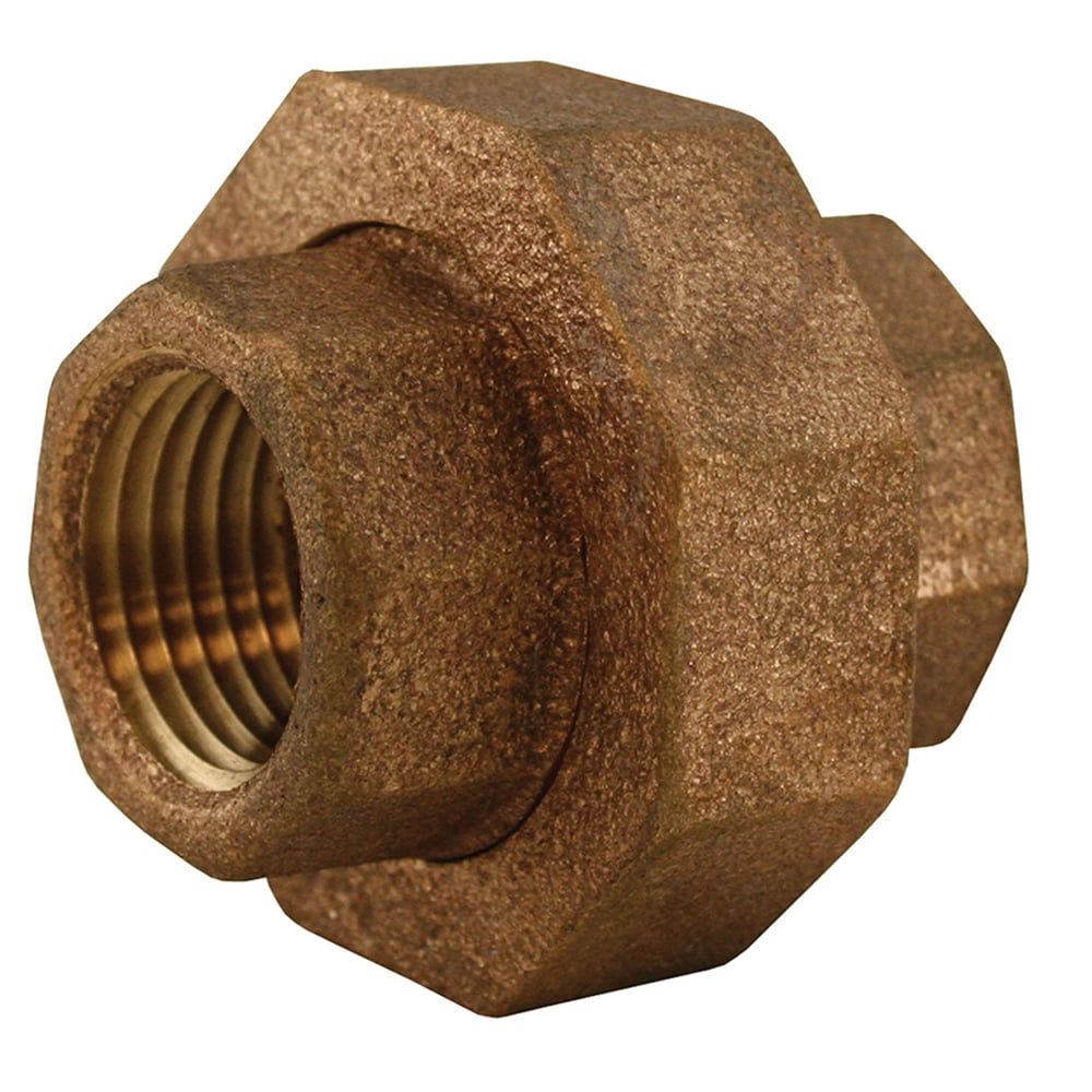 3/4" x 1/2" Bronze Reducing Coupling, Lead Free,PartNo B74148LF ...