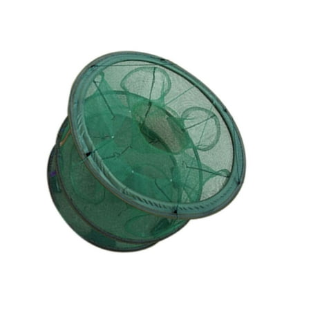 Automatic Open Fishing Net Folded Portable Round Fish Catcher; Crab ...