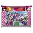 Disney Minnie Mouse Toy Box with Retractable Fabric Top, Pink, Wooden ...
