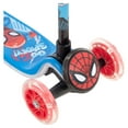 Huffy Marvel Spider-Man LED 3-Wheel Scooter for Kids with Web Spidey ...