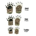 LazyOne Animal Paw Mittens for Adults and Kids, Wolf - Walmart.com